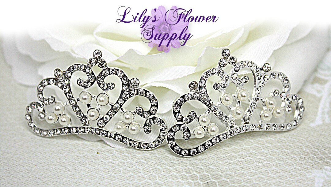 Rhinestone Button Medium Crown Flat Back Rhinestone Rhinestone Button ...