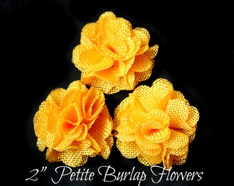 Yellow Flower Burlap | Etsy