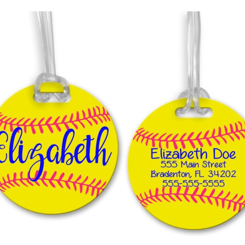 Softball Tags - Etsy