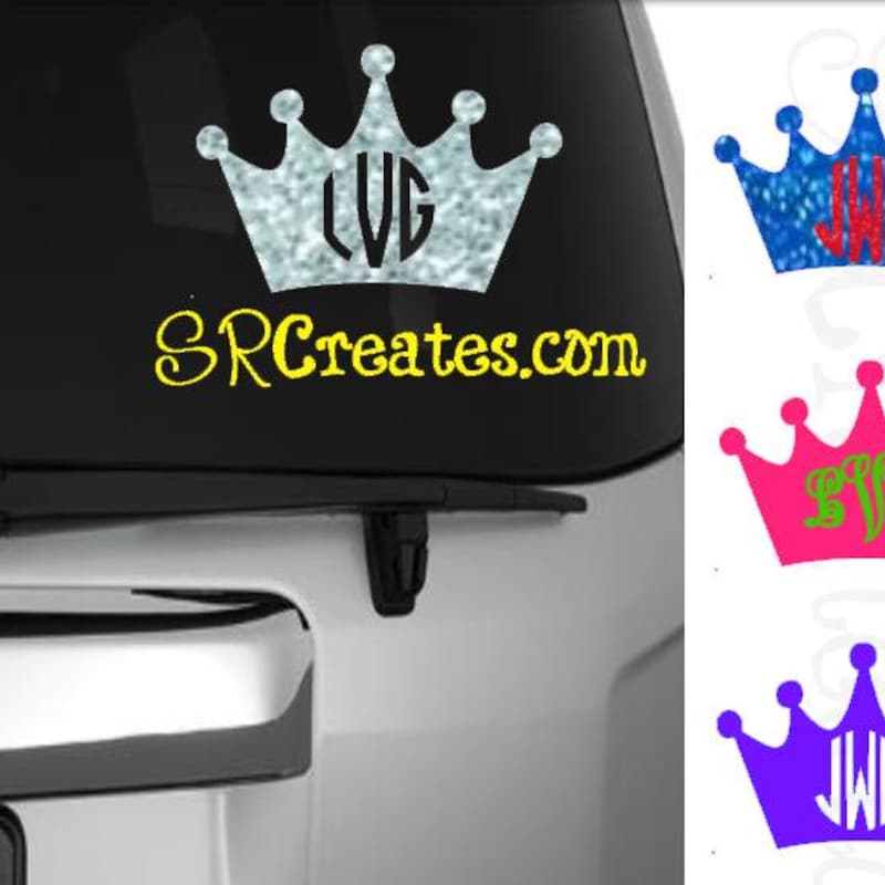 Monogram Crown - Etsy