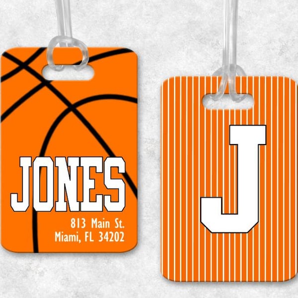 Basketball Bag Tag - Etsy