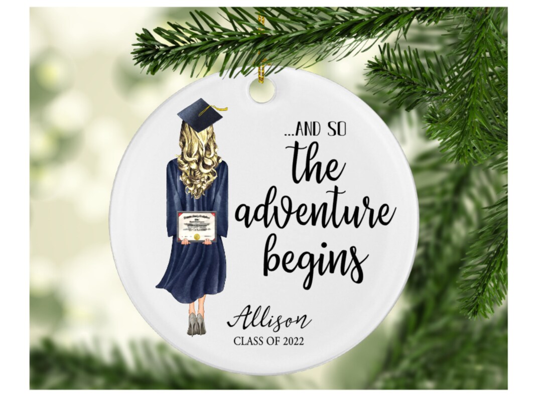 Personalized Graduation Ornament, Custom Graduation Christmas Ornament ...