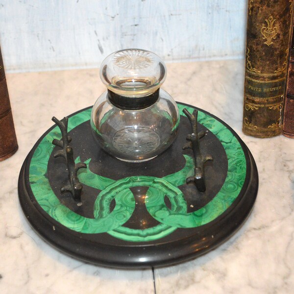 Antique Inkwells - Etsy