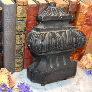 Antique German Black Forest Pediment Architectural Finial Topper Carved ...