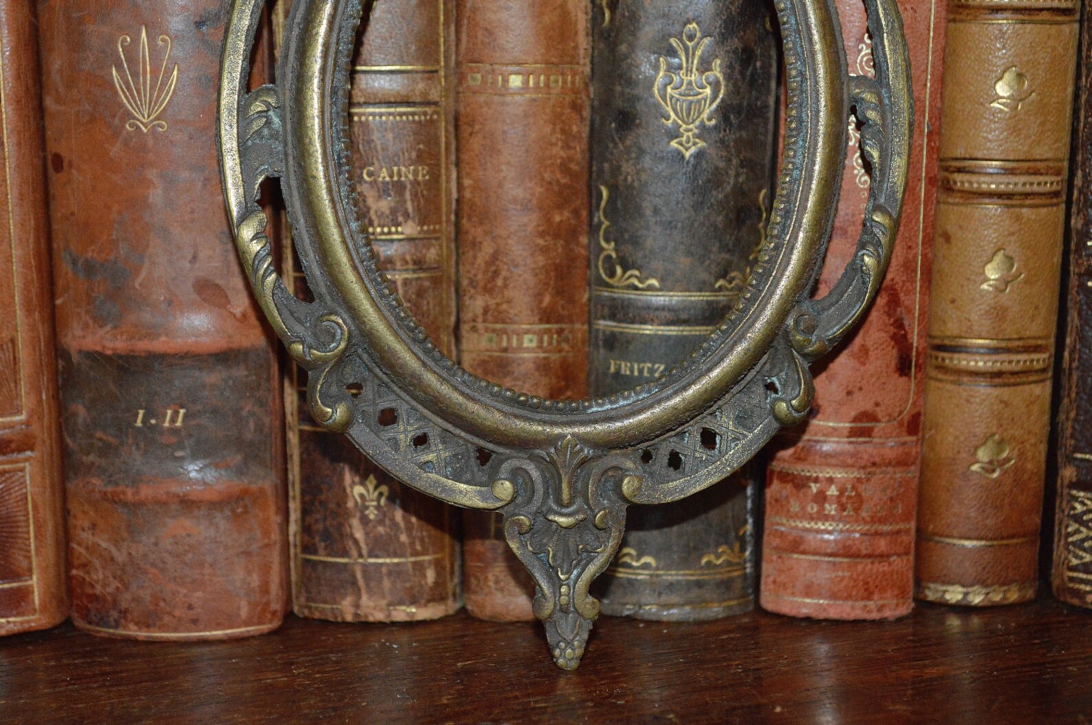 Antique French Bronze Frame Ornate Hardware Repurpose Clock - Etsy