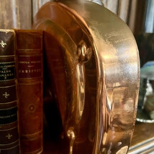 Vintage Large Copper Pig Kitchen Mold Brass Handle - Etsy