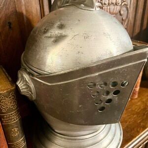 Vintage Knights Helmet Ice Bucket Silver Aluminum - Etsy