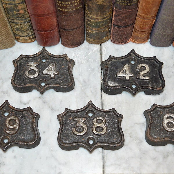 Cast Iron House Number Signs - Etsy UK