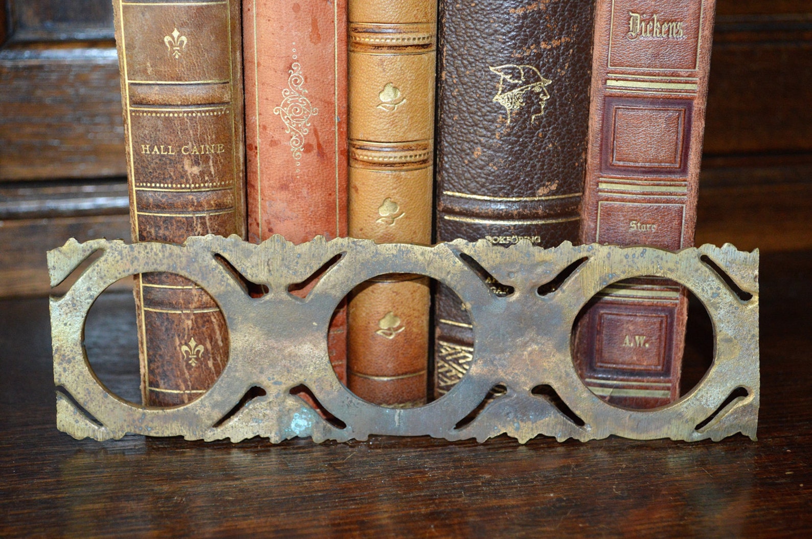 Antique French Bronze Circular Scroll Pattern Border Trim - Etsy