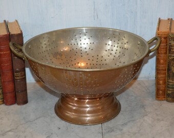 Copper Colander - Etsy