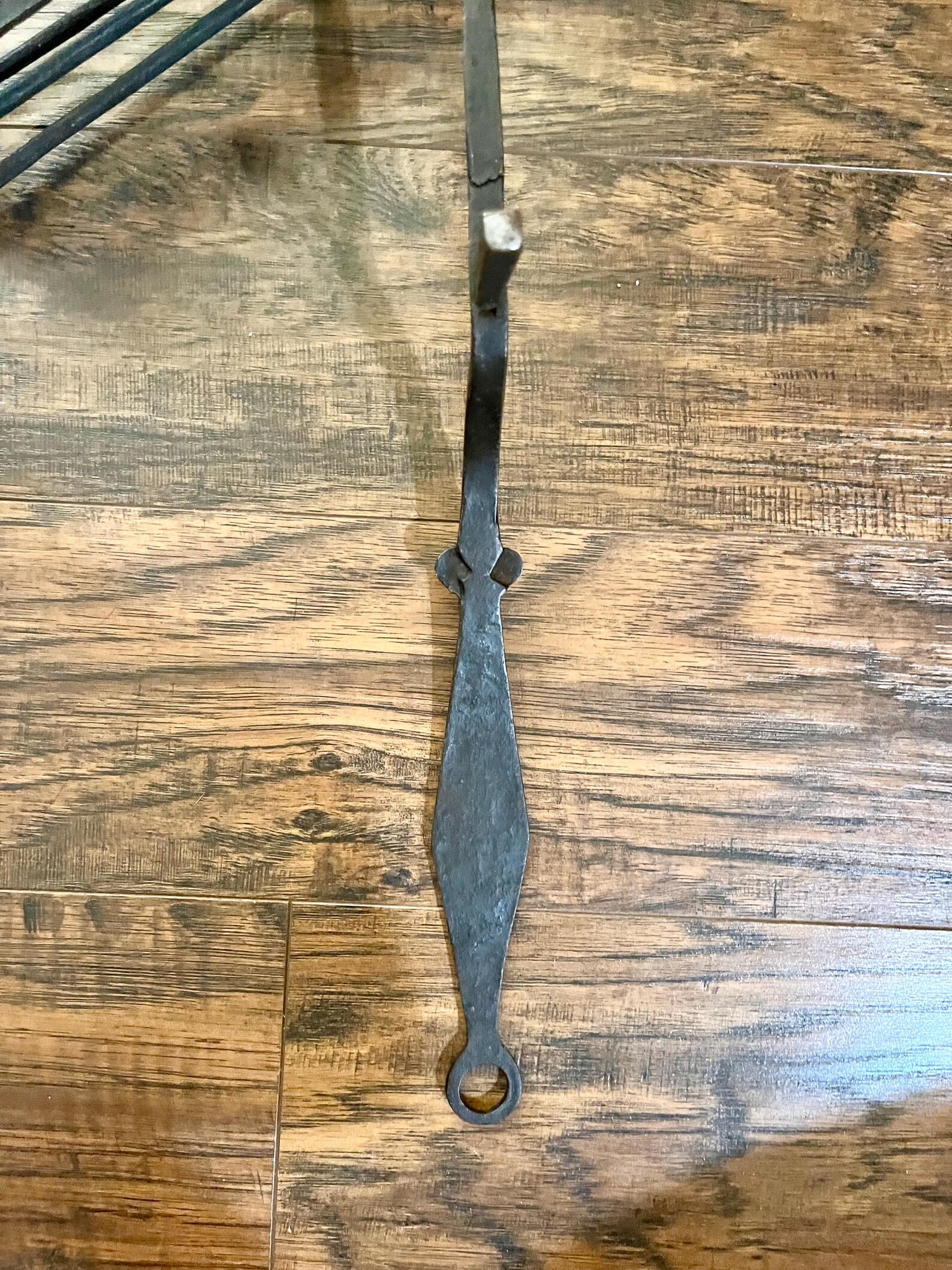Antique 18th C Hand Forged Wrought Iron Hearth Toasting Rack Rotating ...