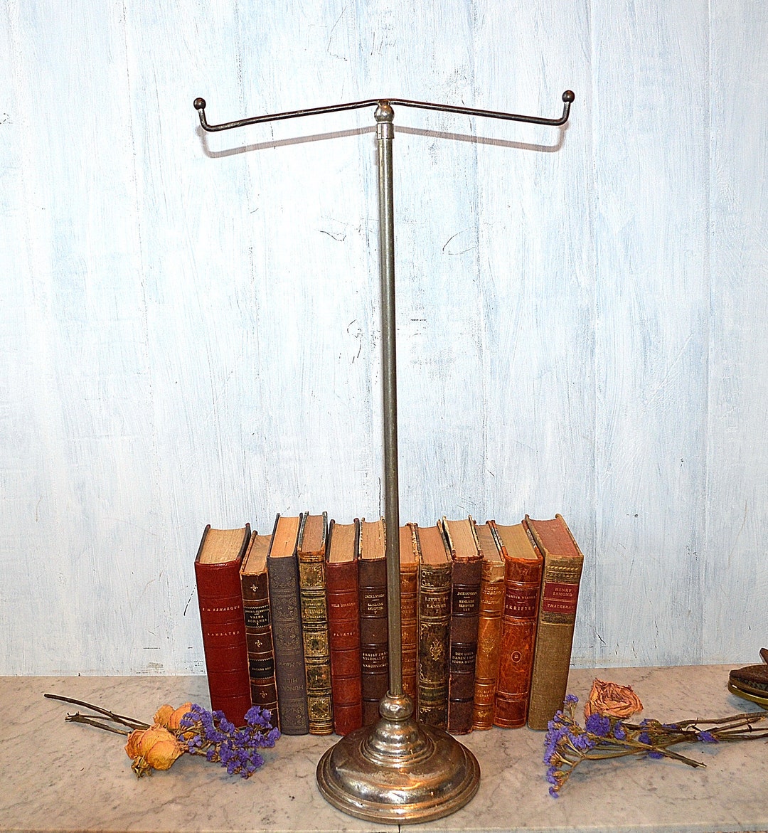 Antique Chrome Display T Stand Adjustable Hugh Lyons Co Store Shop ...