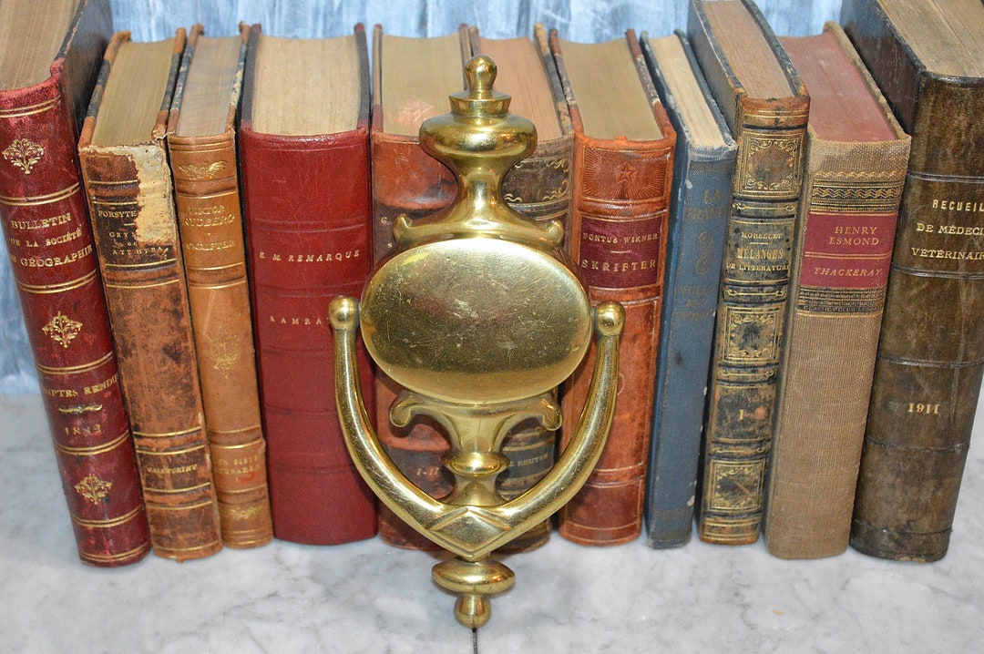 Vintage Large Brass Traditional Door Knocker Hardware - Etsy