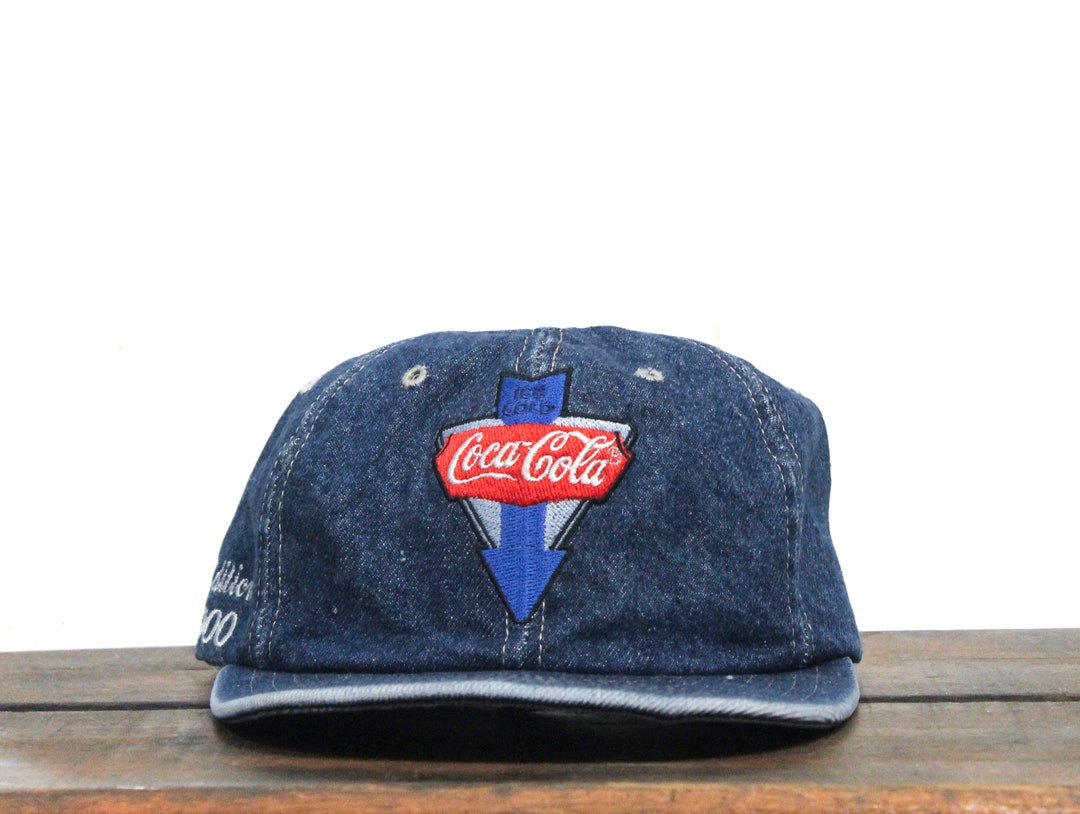 Vintage 90s Unstructured Denim Blue Jean Coca Cola Coke Logo - Etsy