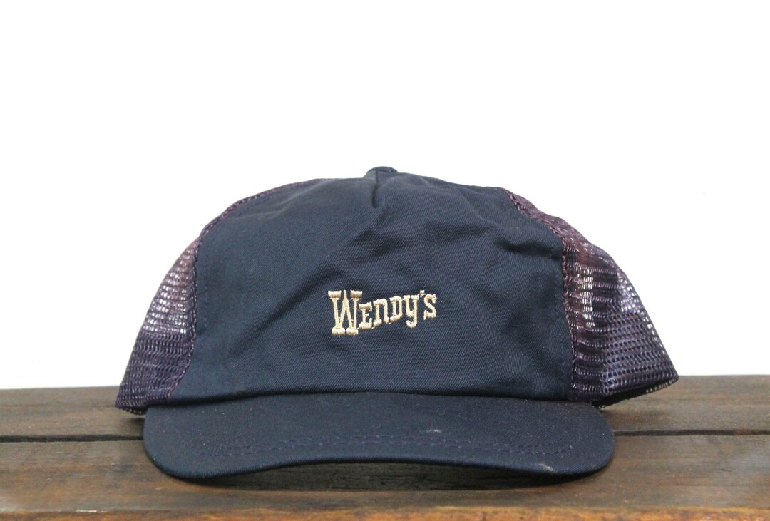 Vintage Wendy's Old Fashioned Hamburgers Fast Food Burgers Uniform ...