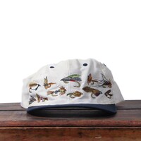 Fly Fishing Mens Trucker Hat Black Snapback Hunting Retro Outdoors ...