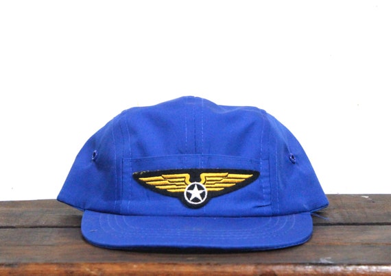 Vintage 90s Small Minimal Faux Military Pilot Wings L… - Gem