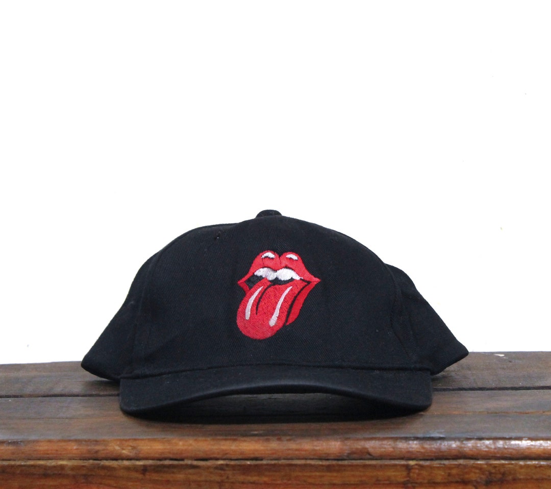 Vintage 90s Snapback Hat Baseball Cap Rolling Sones Classic British ...