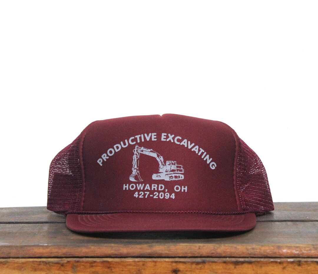 Vintage Productive Excavation Construction Bulldozer Excavator Heavy ...