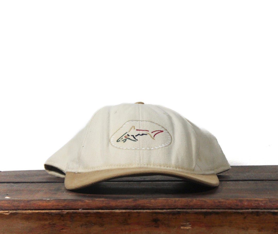 Vintage Washed Out 90s Baseball Cap Strapback Hat Greg Norman Golf ...