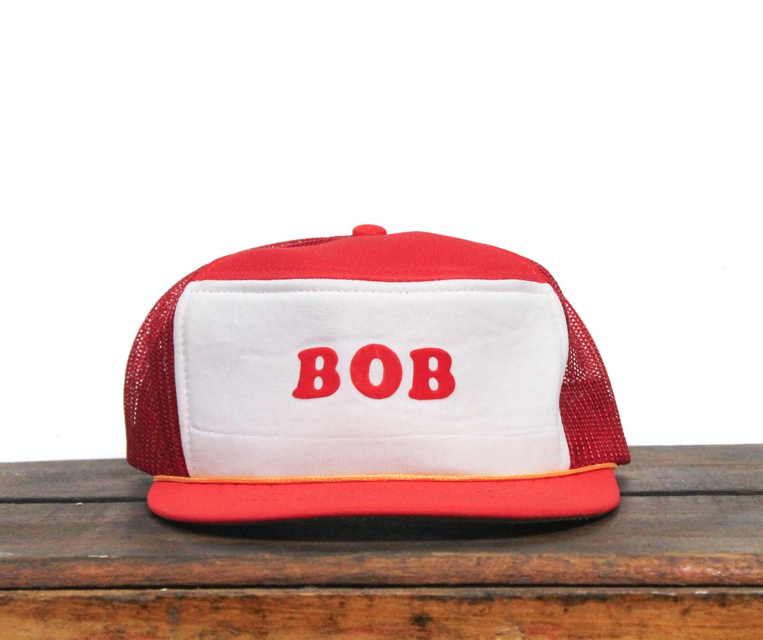 Vintage Snapback Trucker Hat Baseball Cap Bob Man's Name Robert ...
