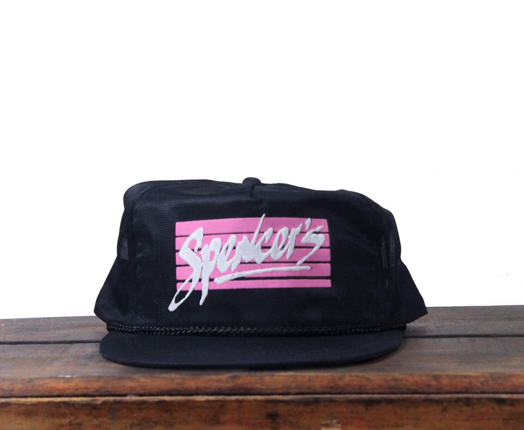 Vintage Trucker Hat Snapback Baseball Cap Spencers Gifts Mall Goth Emo ...