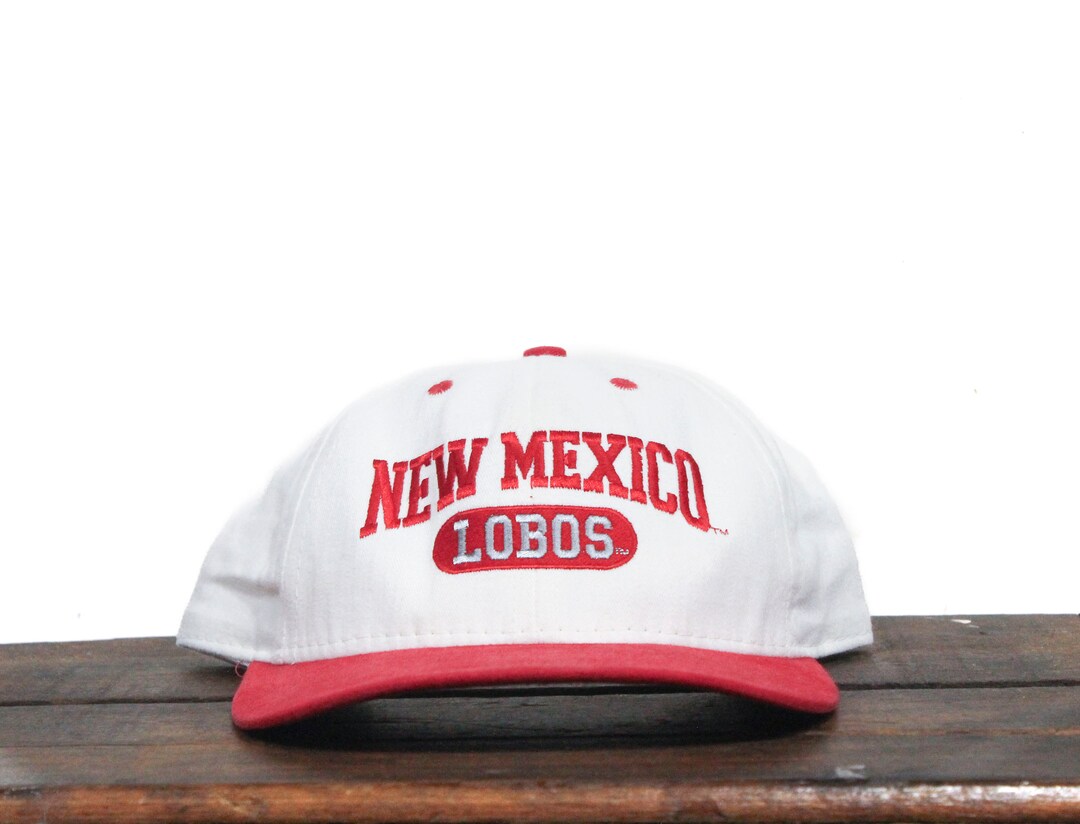 Vintage 90s New Mexico Lobos NCAA College University Snapback Hat ...