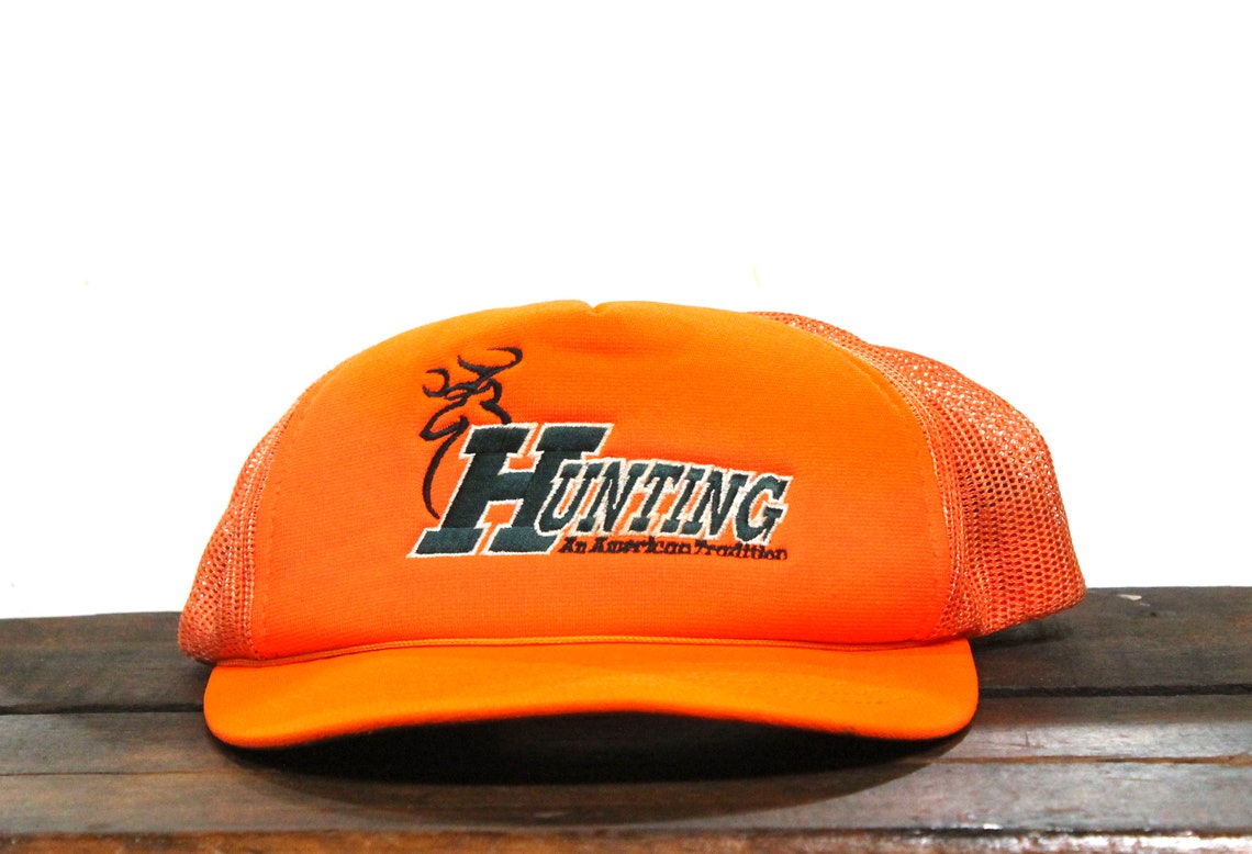 Vintage Blaze Hunter Orange Hunting an American Tradition Deer - Etsy