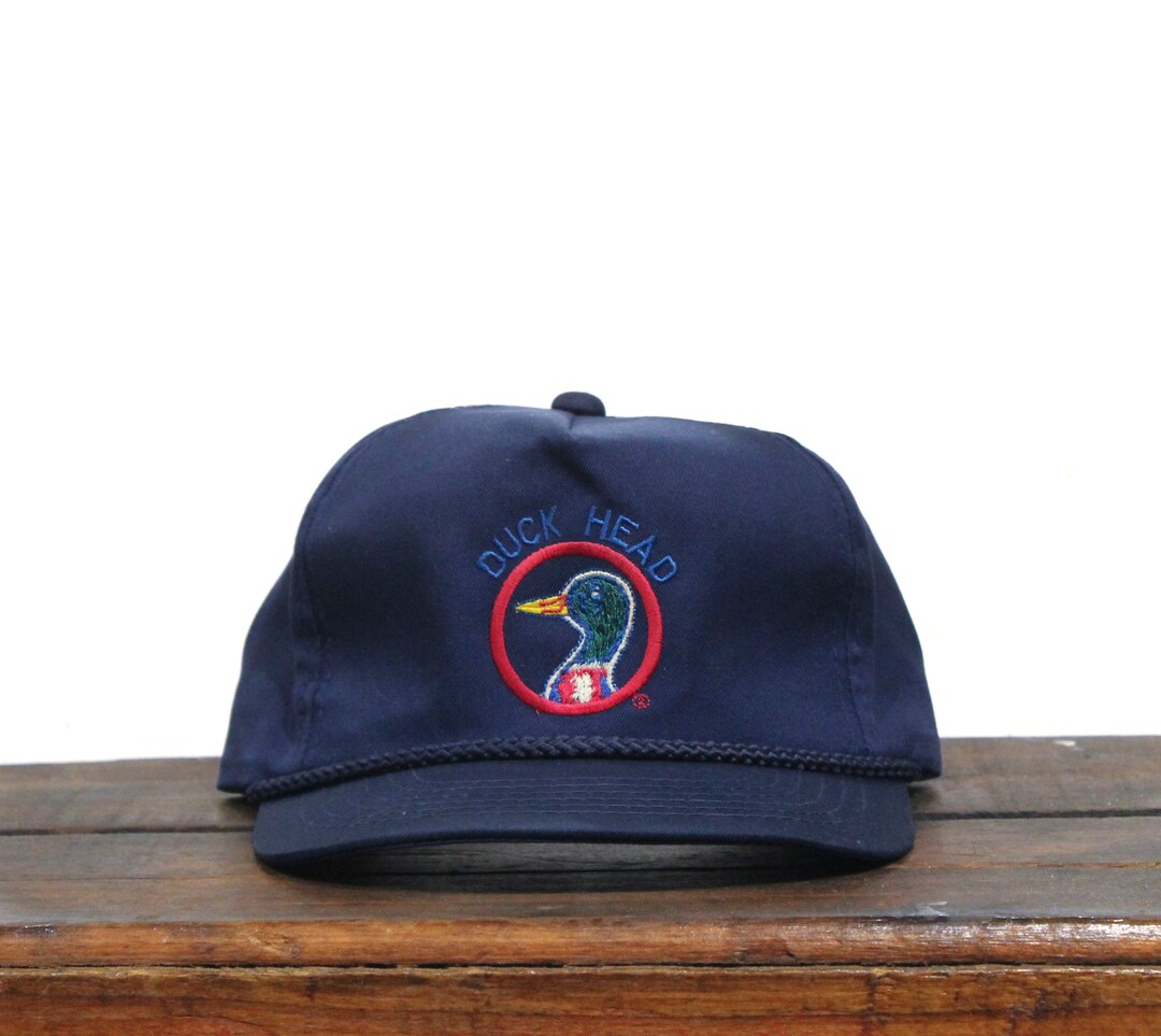 Vintage Strapback Trucker Hat Baseball Cap Duck Head Clothing Brand ...