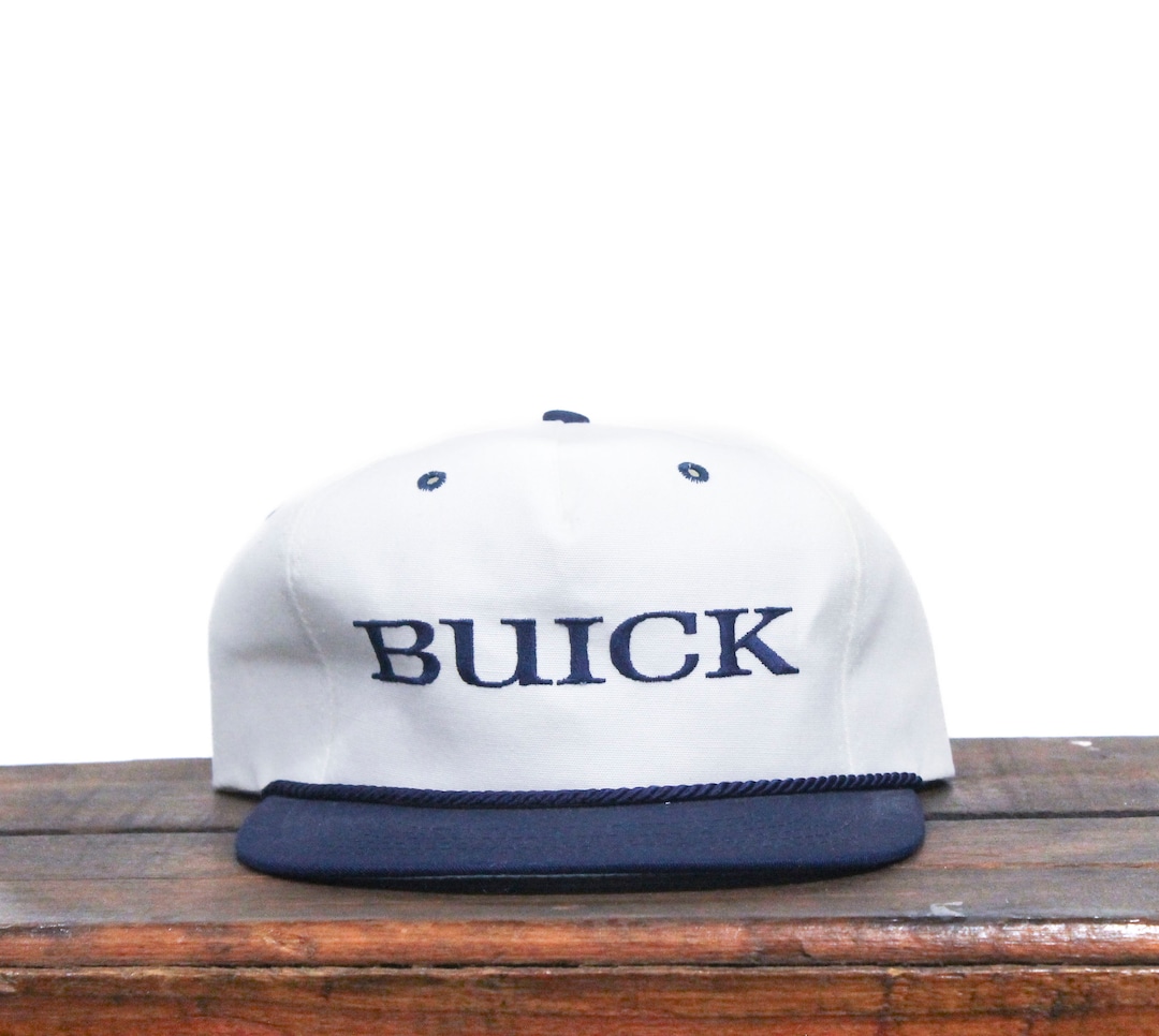Vintage Trucker Hat Strapback Baseball Cap Minimal Buick GM Cars Racing ...
