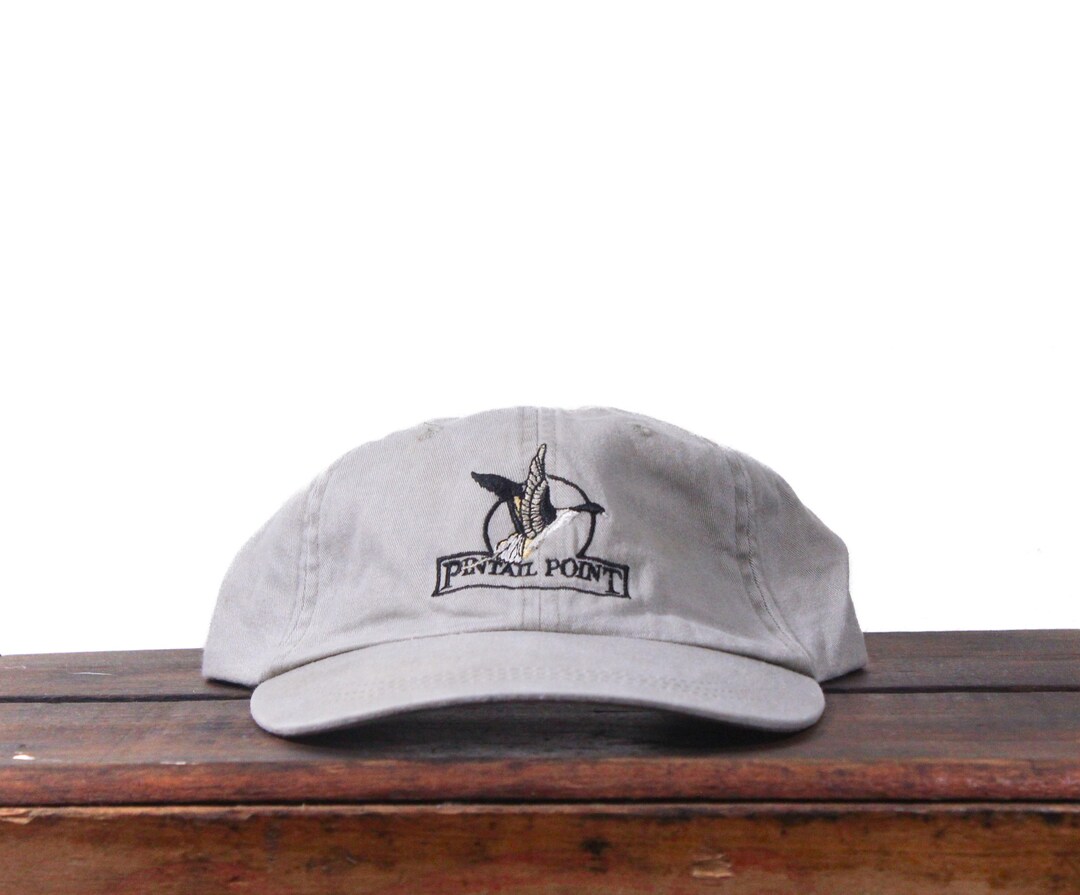 Vintage 90s Washed Out Unstructured Strapback Hat Baseball Cap Pintail ...
