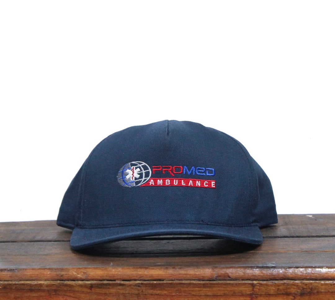 Vintage Trucker Hat Snapback Baseball Cap Pro Med Ambulance EMT First ...