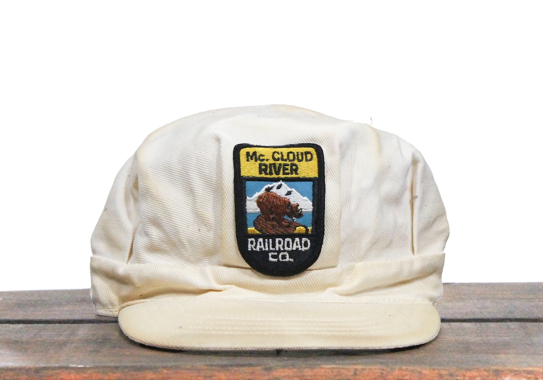 Vintage Distressed Mccloud River Railroad Co Trucker Hat Baseball Cap ...