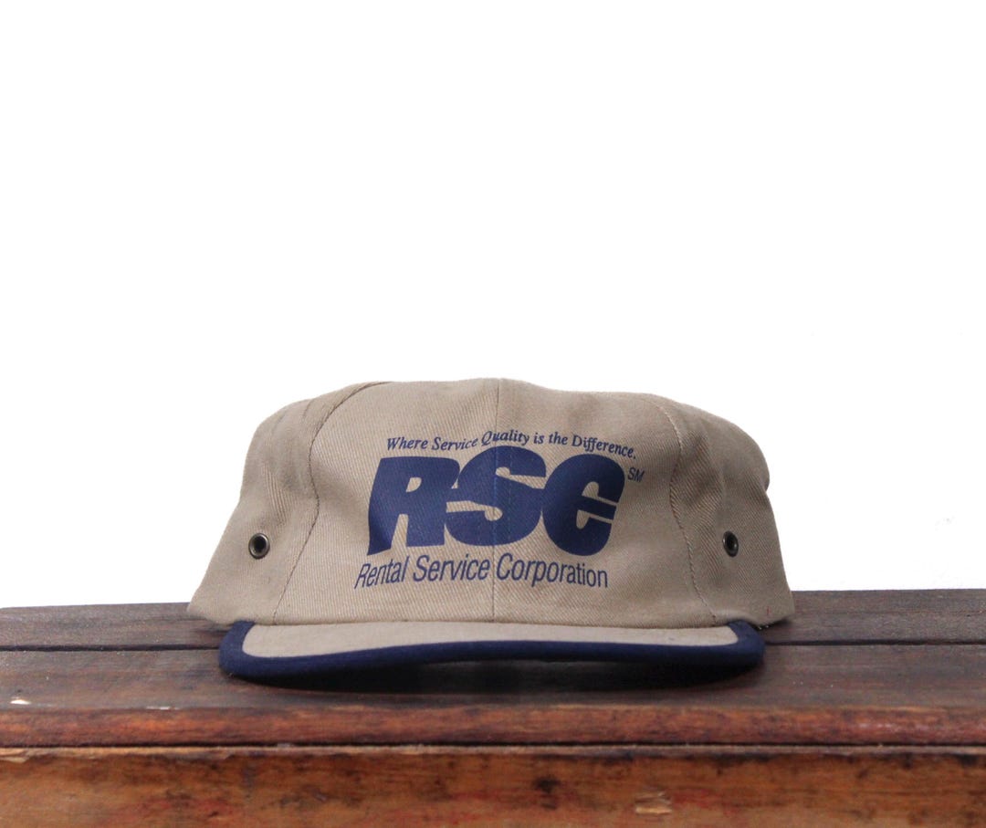 Vintage 90s Washed Out RSC Equipment Rental Construction Machinery Lift ...
