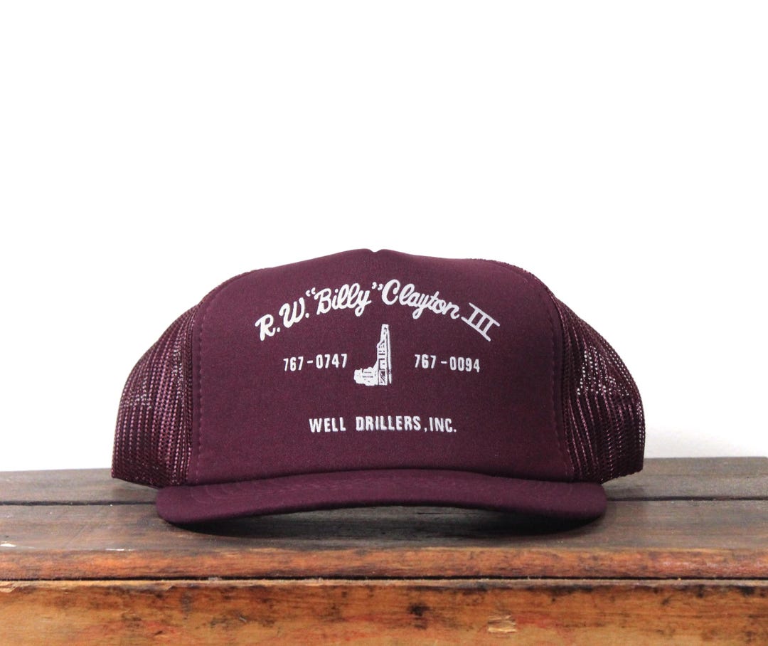 Vintage Trucker Hat Snapback Baseball Cap R.W. "billy" Clayton III Well ...