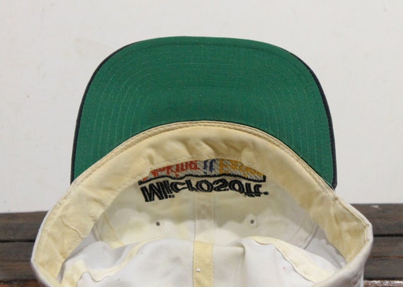 Vintage Distressed Beater 90s Snapback Hat Baseball C… - Gem