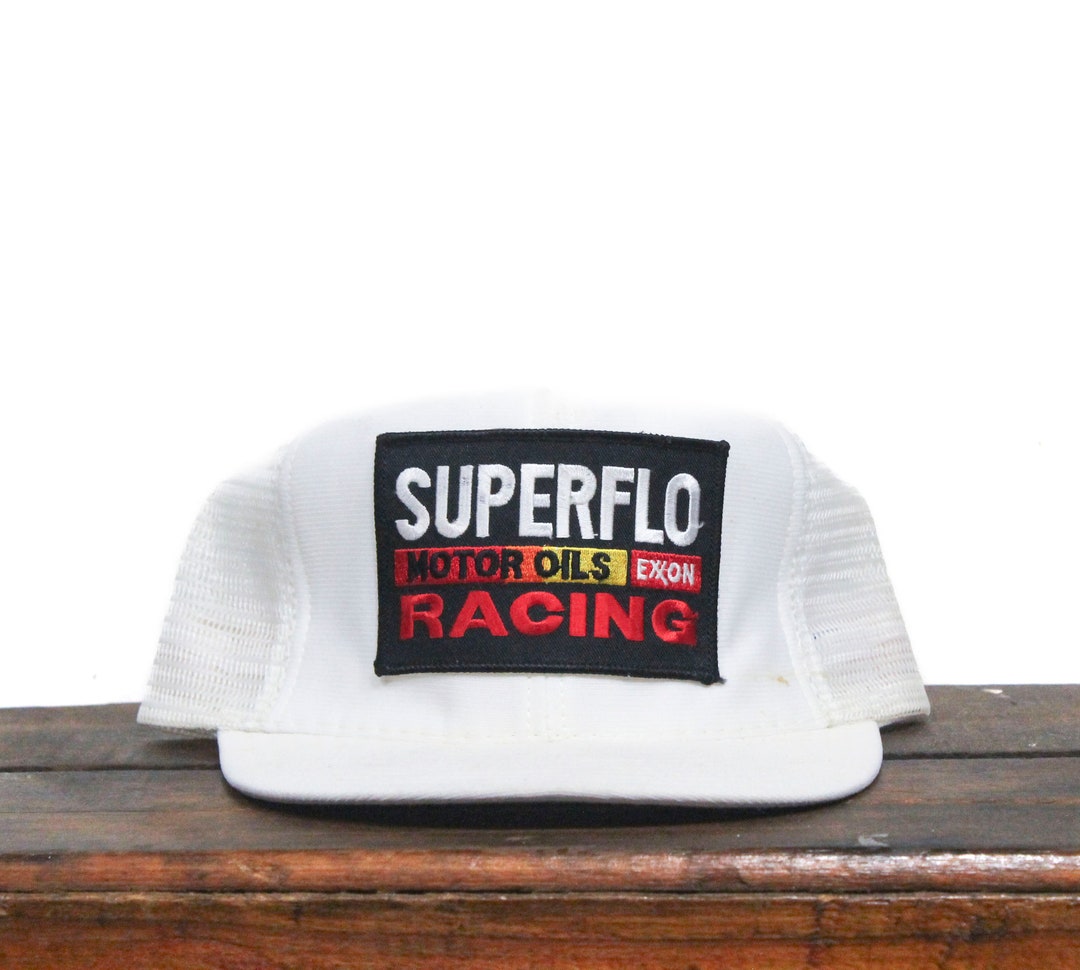 Vintage Exxon Superflo Racing Motor Oil Tiger Tank Gas Station ...