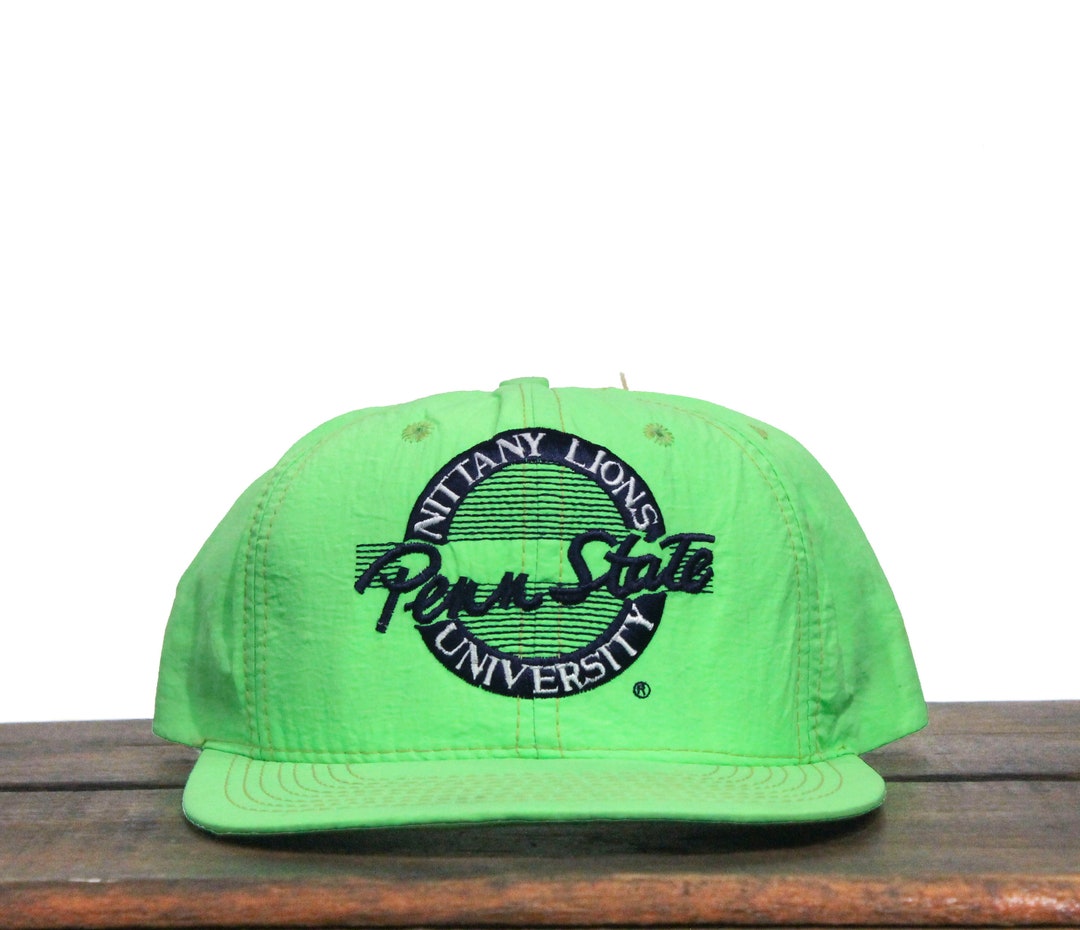 Vintage Neon Green the Game Circle Logo Glued Tag PSU Penn State ...