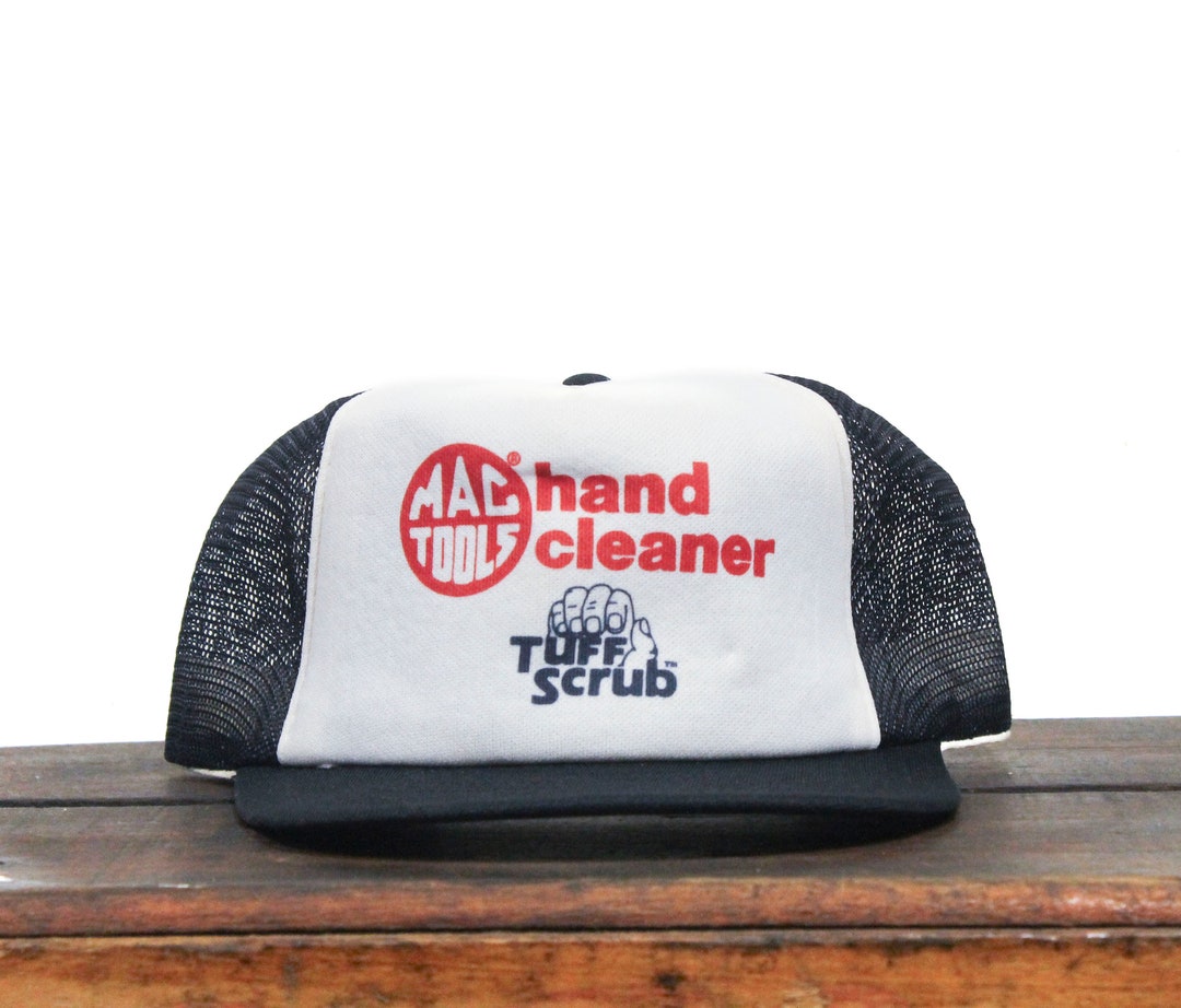 Vintage Trucker Hat Snapback Baseball Cap Mac Tools Hand Cleaner Tuff ...