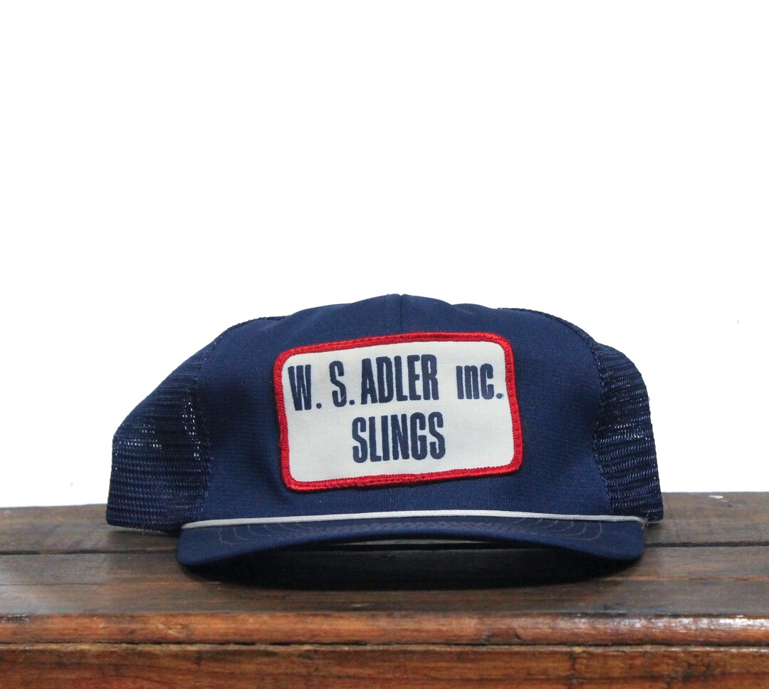 Vintage Trucker Hat Snapback Baseball Cap WS Adler Slings Inc Rigging ...