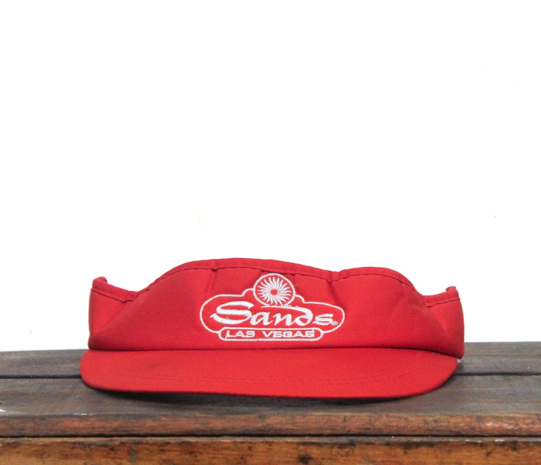 Vintage Sands Las Vegas Nevada Casino Gambling Poker Golf Sun Visor Hat ...