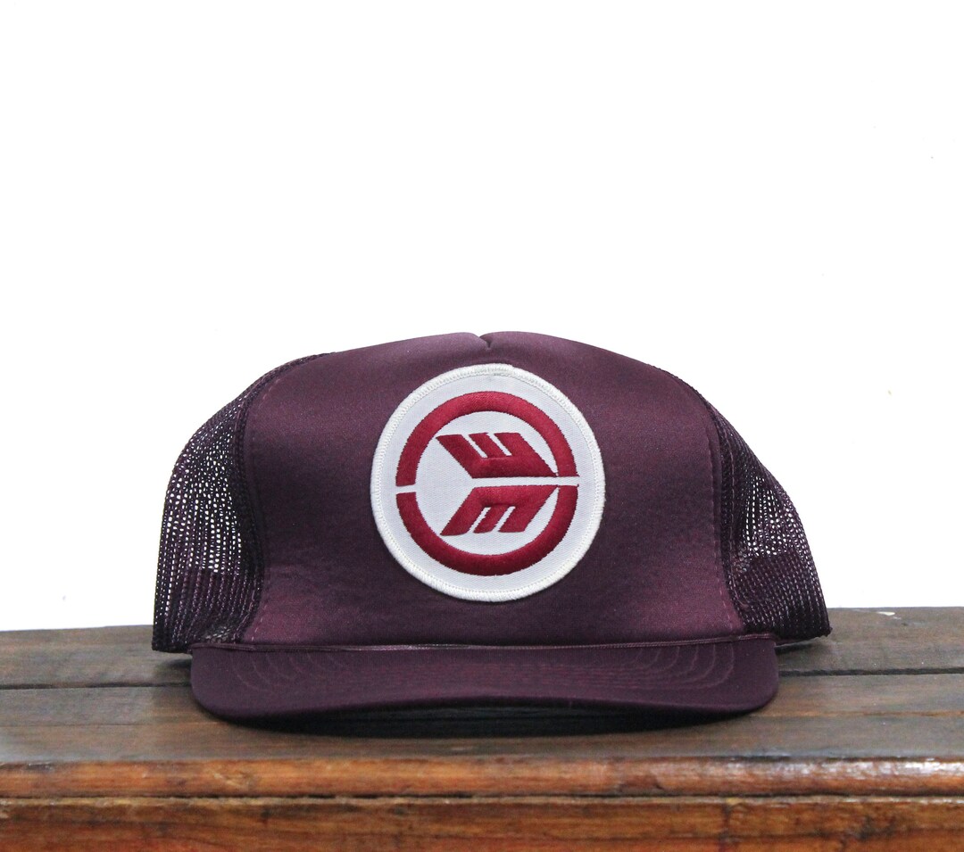 Vintage Trucker Hat Snapback Baseball Cap Waste Management Trash ...