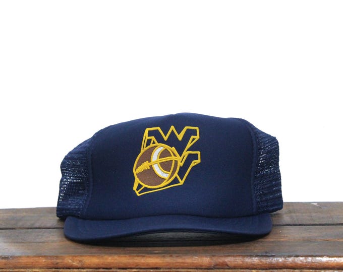 Vintage 80s West Virginia University Mountaineers WVU NCAA College ...