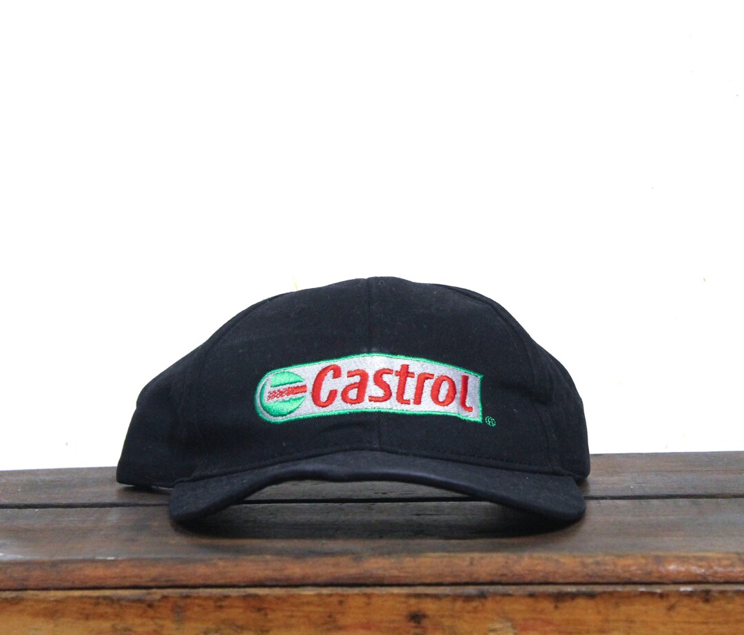 Vintage Strapback Hat Baseball Cap Team Castrol Synthetic Motor Oil ...