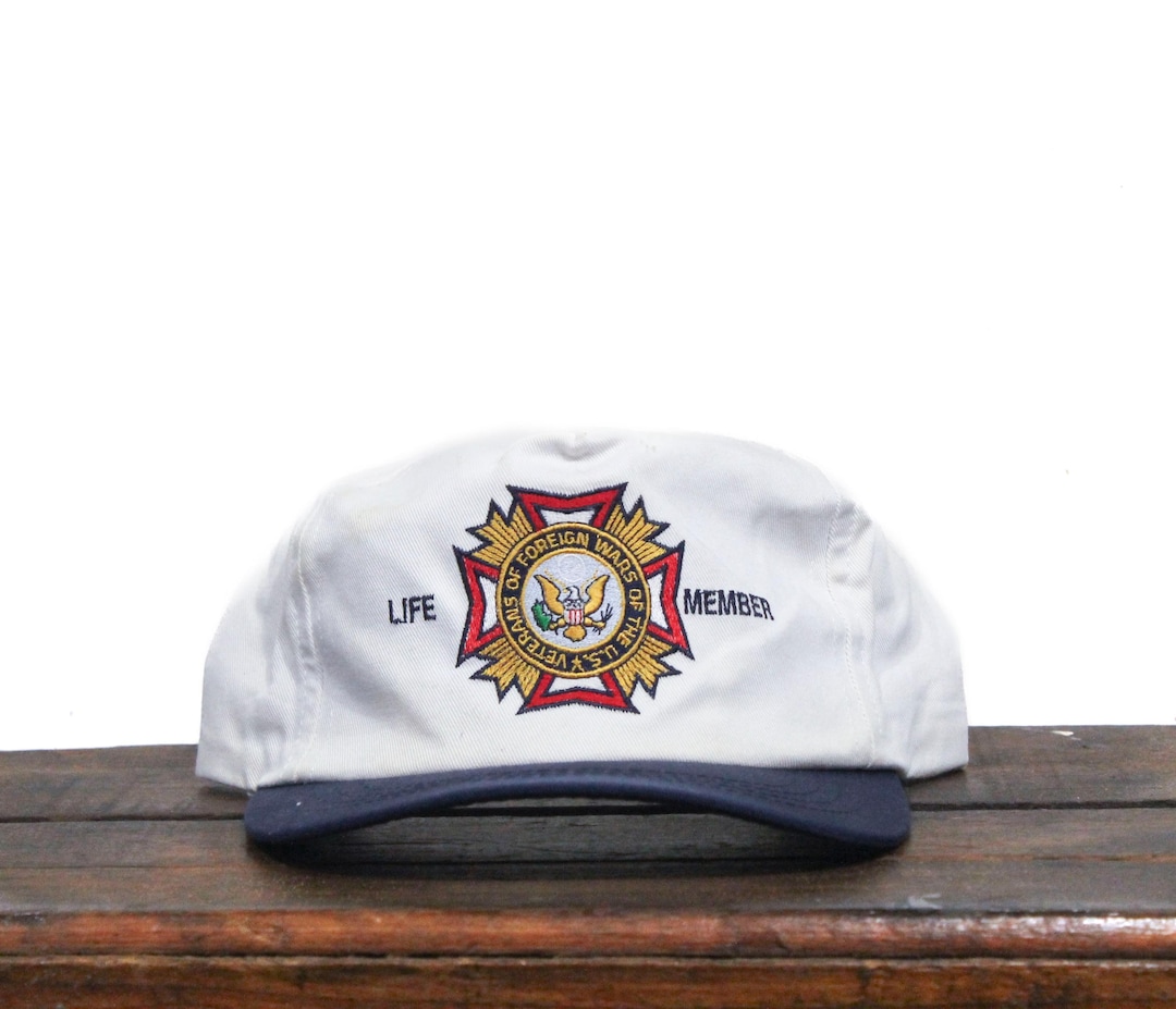 Vintage Trucker Hat Snapback Baseball Cap Veterans of Foreign Wars Life ...