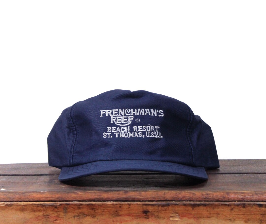 Vintage Trucker Hat Snapback Baseball Cap Frenchman's Reef Beach Resort ...
