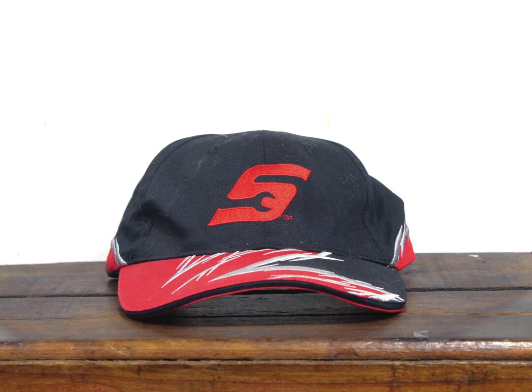 Vintage Y2K Snap on Racing Team Nascar Hand Tools Car Auto Mechanic Never Compromise Strapback ...