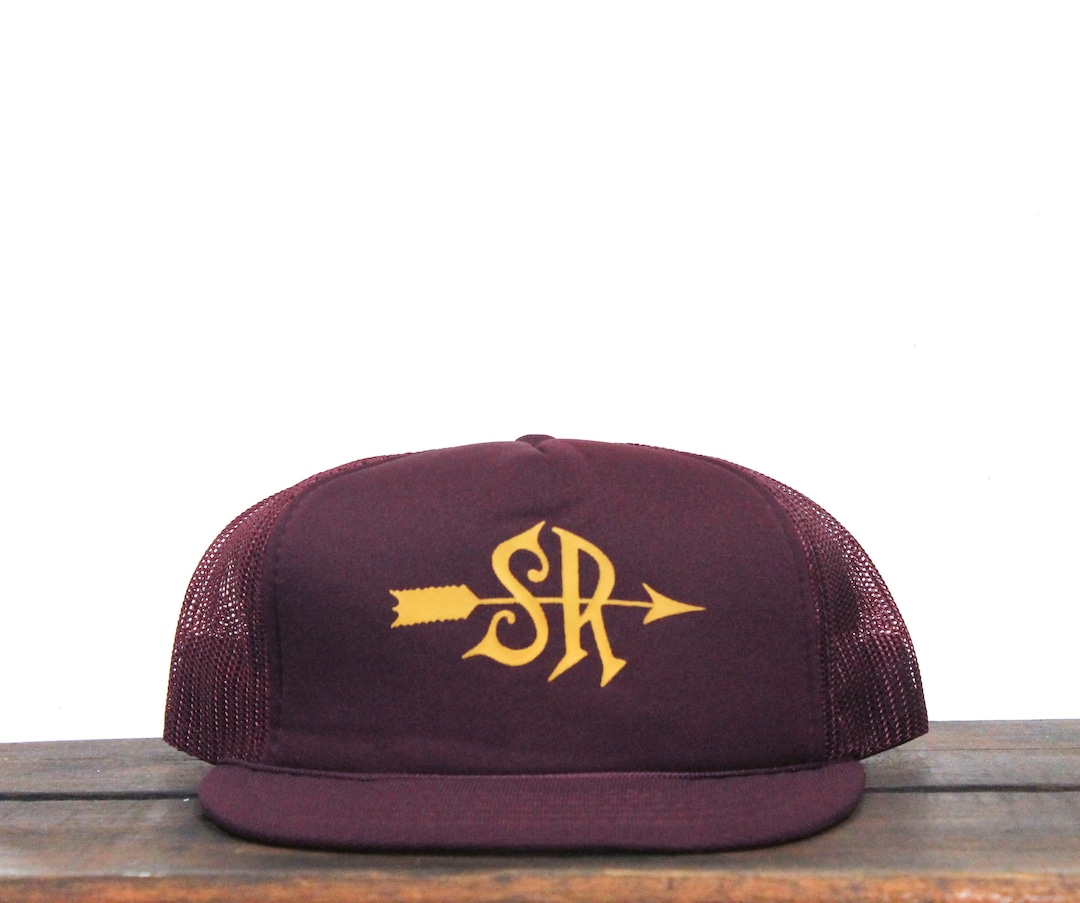 Vintage Distressed Trucker Hat Snapback Baseball Cap SR Southern ...