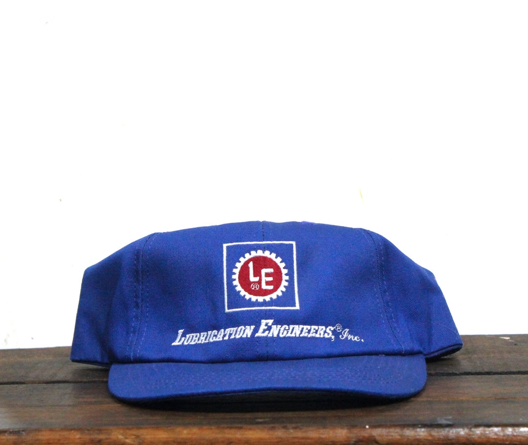 Vintage 90s LE Lubrication Engineers Grease Lubricants Oil Snapback ...