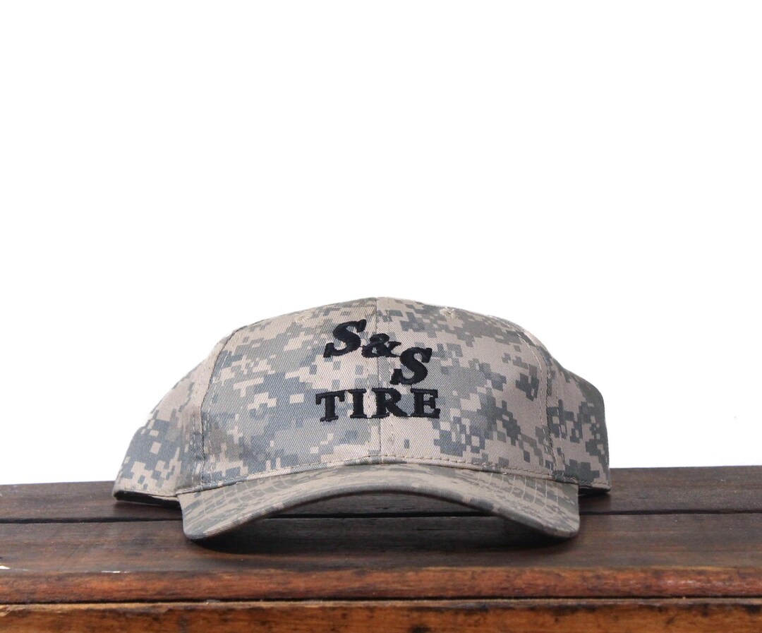 Vintage Y2K Digital Camo S&S Tire Shop Garage Mechanic Michelin Tires ...